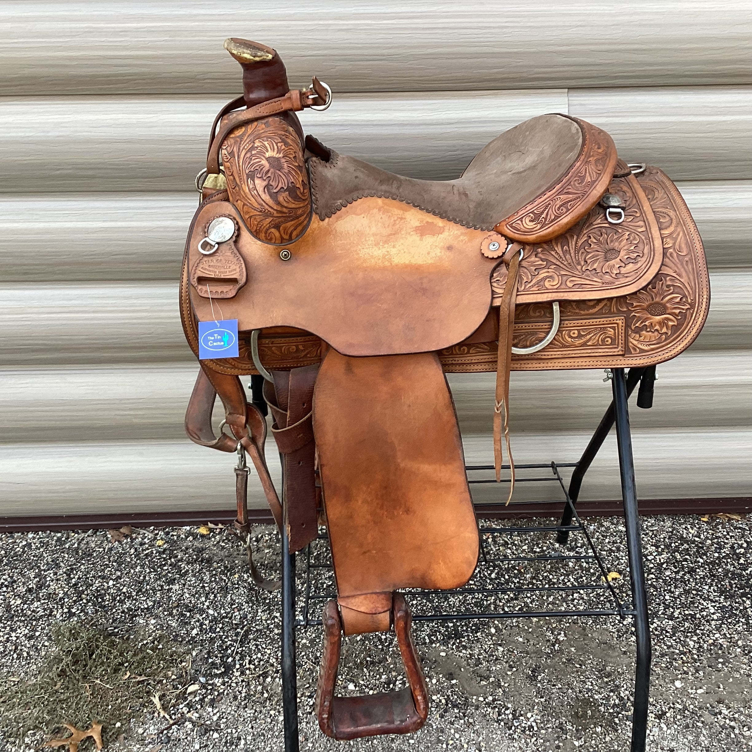 Star Of Texas Ranch Trail Saddle | The Tin Cactus Saddlery + Boutique