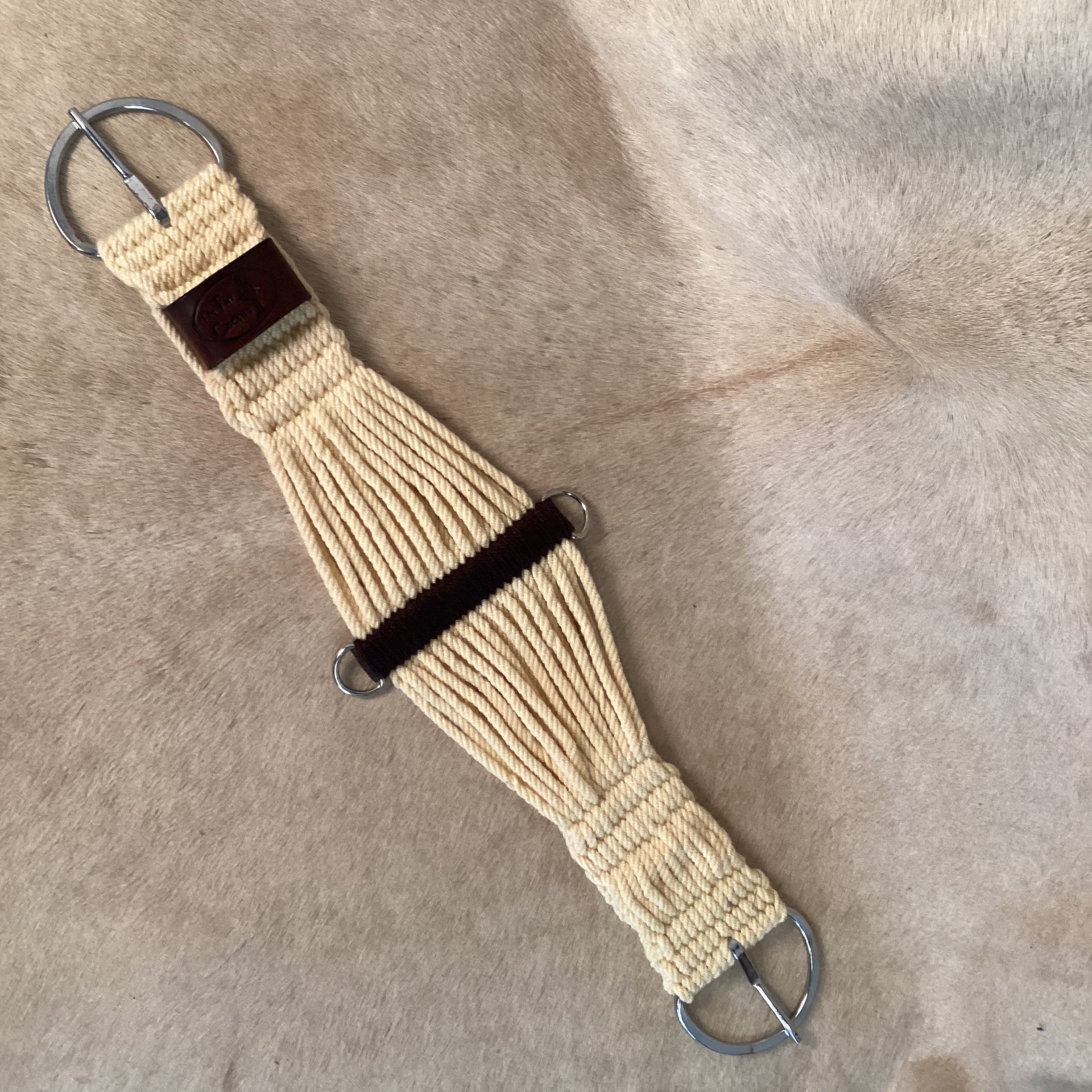 Cream Roping String Cinch | The Tin Cactus Saddlery + Boutique